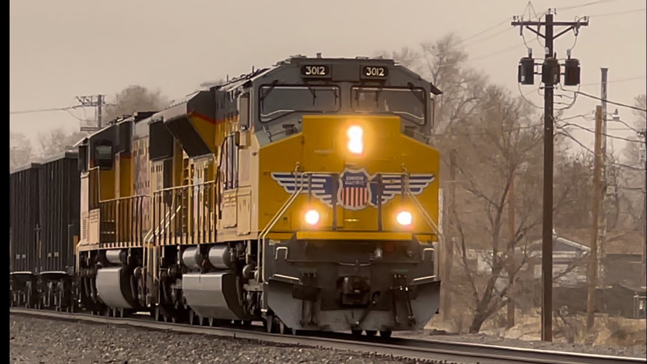 Union Pacific #3012 Leading & SB F-DDPUE With SD70M Duo Unit’s 4/3/23 ...