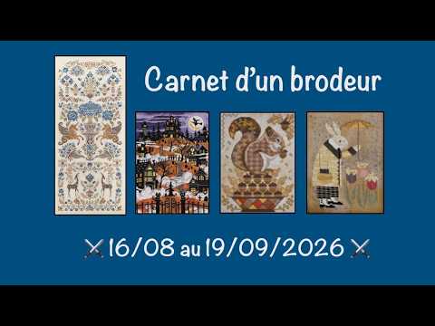 FLOSSTUBE #39 - Avancées/WIP de fin d'été et projets automne 🍂