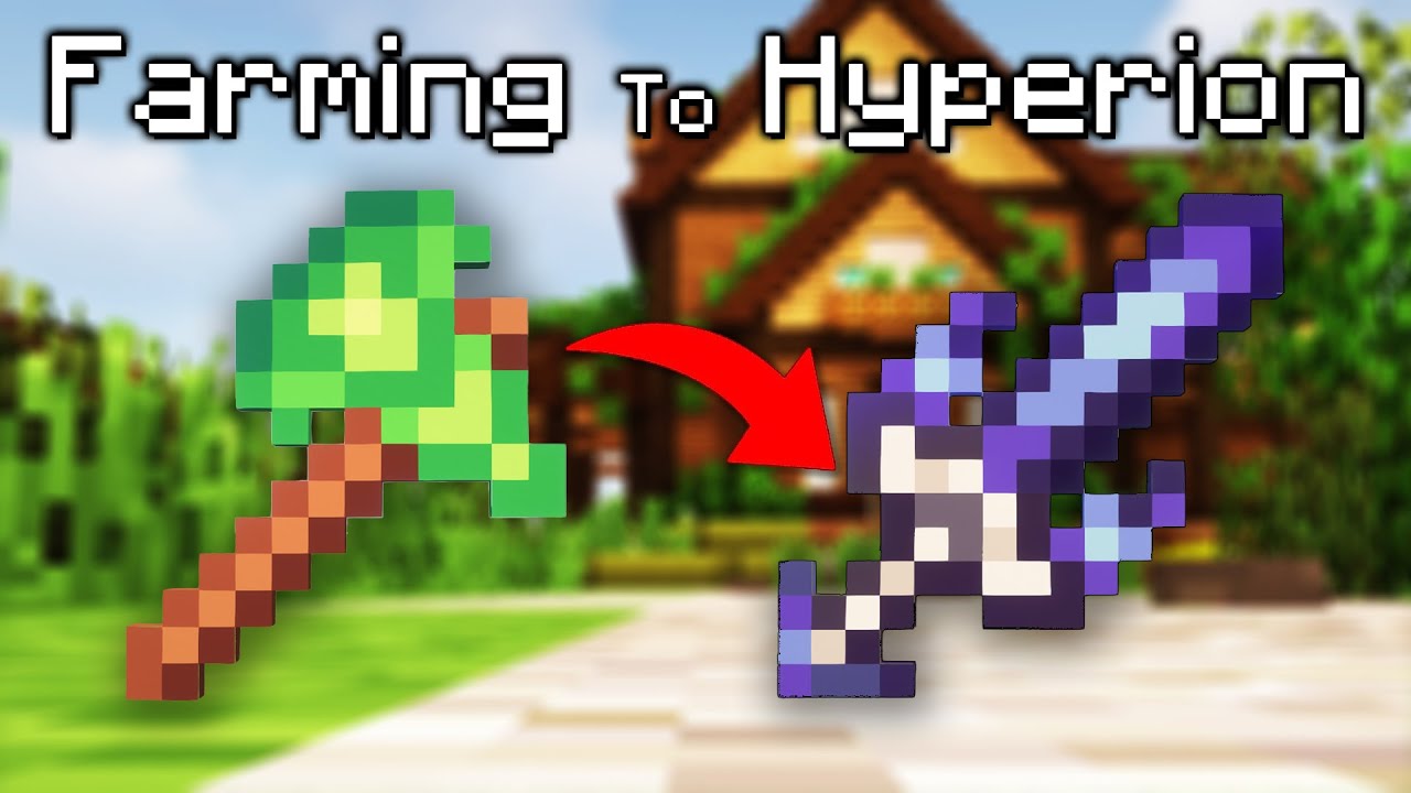 Farming to Hyperion! [DAY 2] Hypixel Skyblock - YouTube