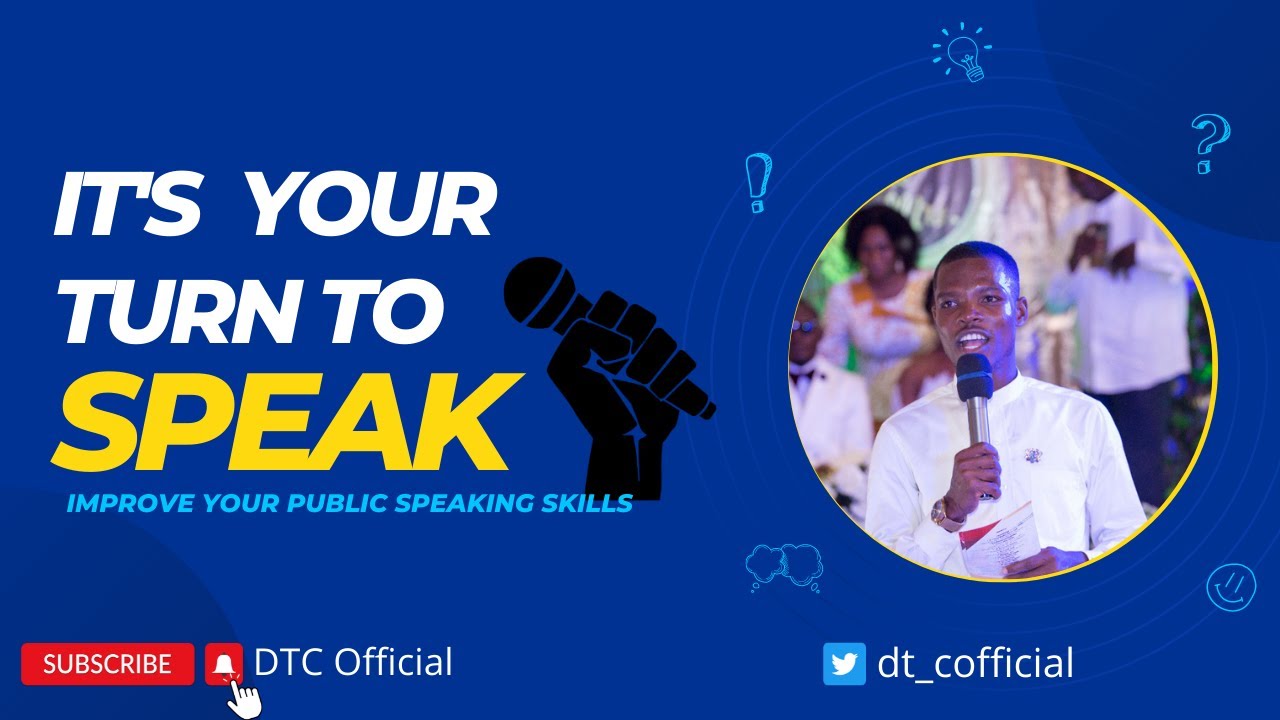 It's Your Turn To Speak - Public Speaking for Beginners - YouTube