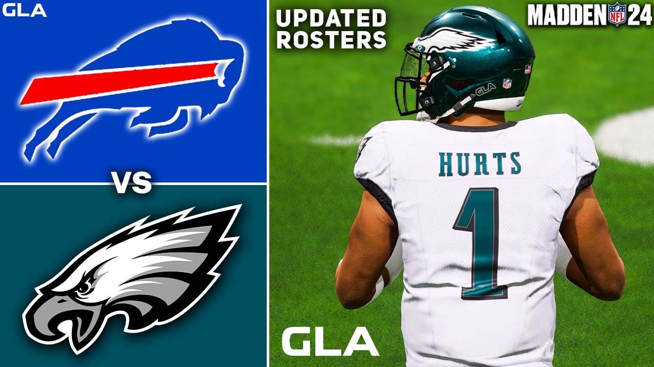 Bills vs. Eagles | 2024 - 2025 Updated Rosters | Madden 24 PS5 - YouTube