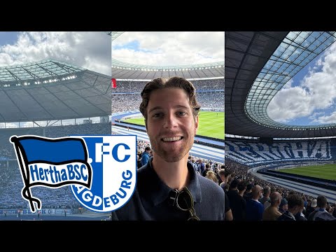 60.000 Fans in Berlin – was für eine Stimmung! 🔥 | Hertha BSC – 1.FC Magdeburg STADION VLOG