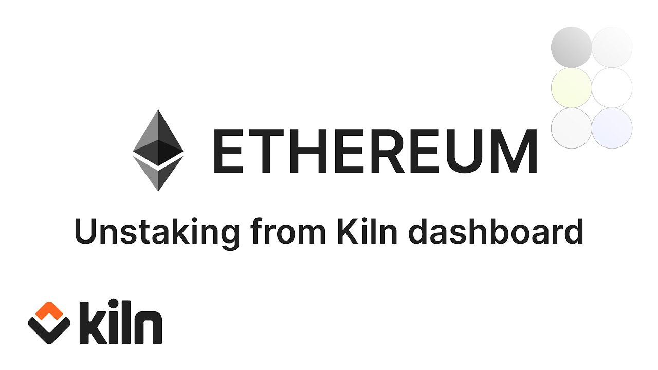 Unstaking Ethereum Validators from Kiln Dashboard - YouTube