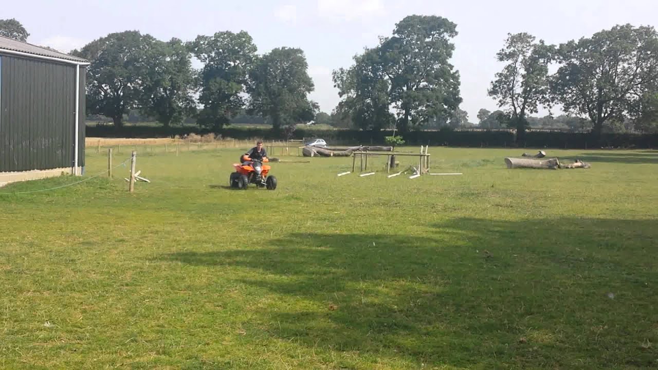 Quadzilla 300 XLC on field - YouTube