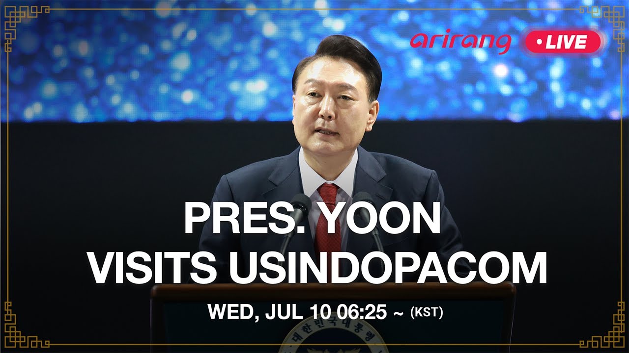 [NEWS SPECIAL] PRES. YOON VISITS USINDOPACOM - YouTube