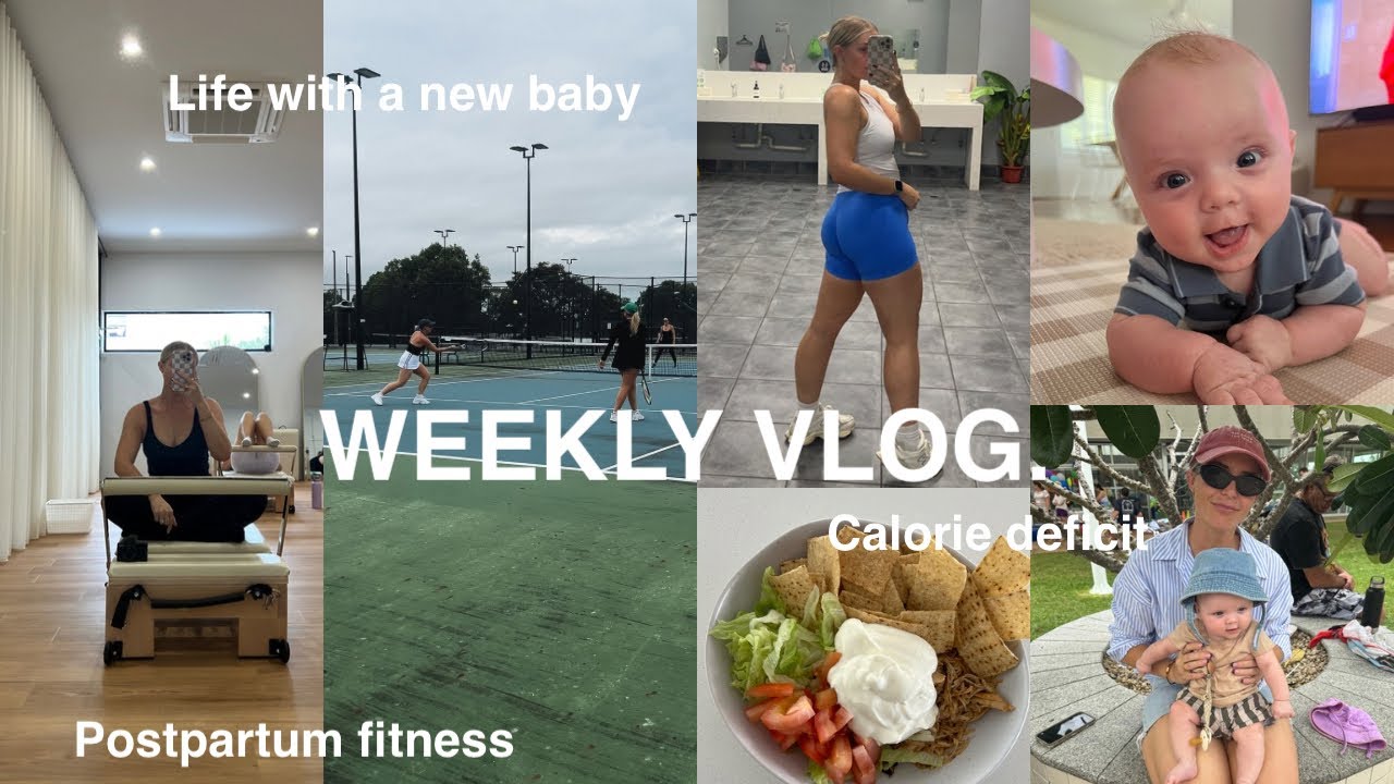 WEEKLY VLOG | Fitness after Postpartum, Calorie Deficit, New Activewear ...