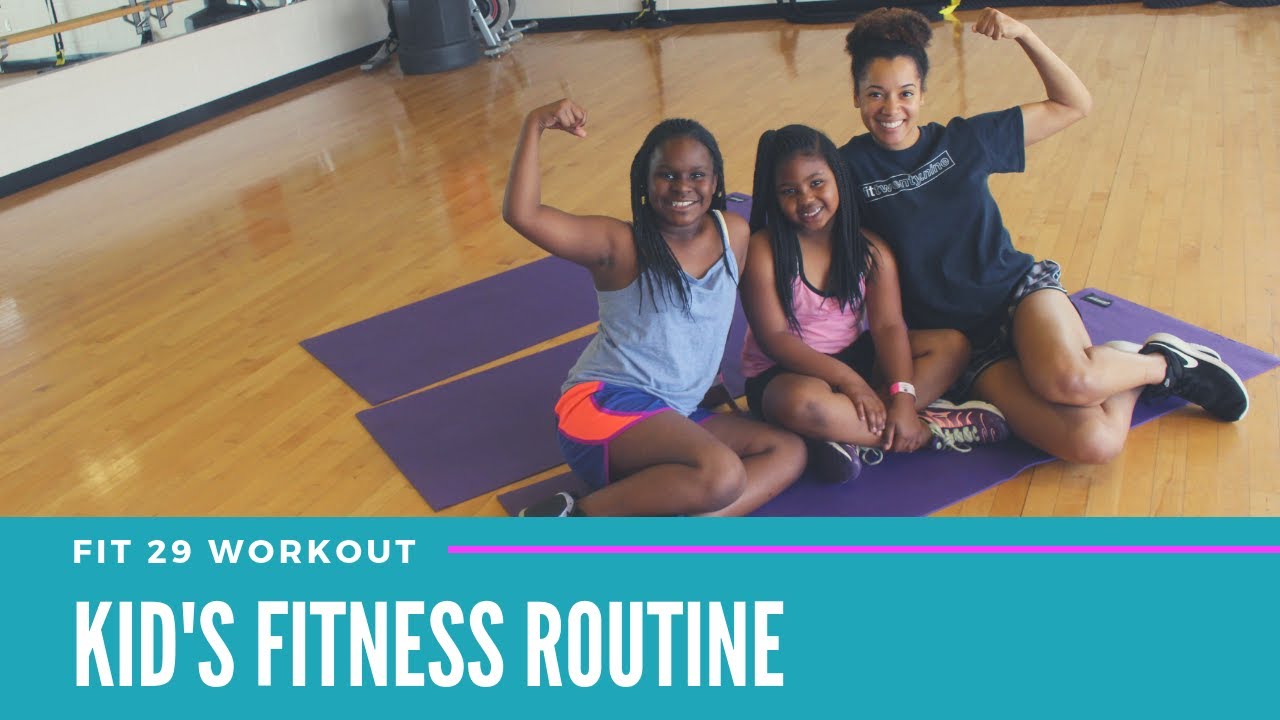 KIDS FITNESS WORKOUT | 5 Minute Total Body Workout - YouTube