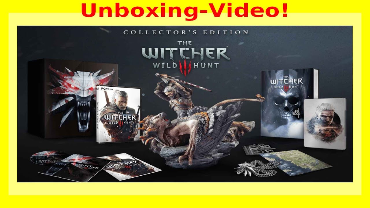 Unboxing! The Witcher 3 Wild Hunt Collector`s-Edition (PS4/Xbox One ...
