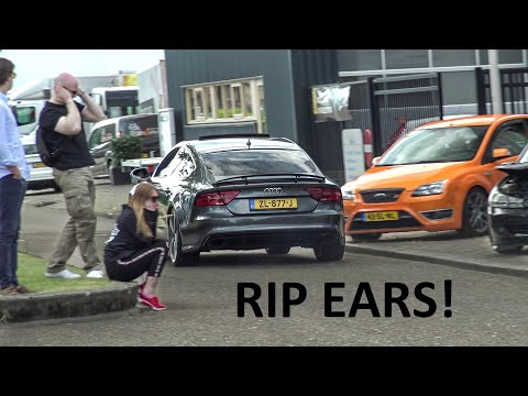700+ HP Audi RS7 Milltek STRAIGHT PIPE - LOUD Revs, Accelerations, Rev Battle VS Decat C63S!
