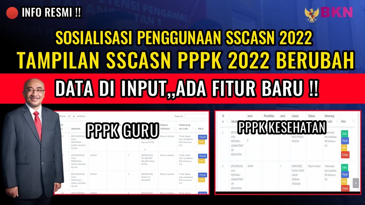 TERBARU fitur baru dan tampilan sscasn pppk 2022‼️pppk hari ini - YouTube