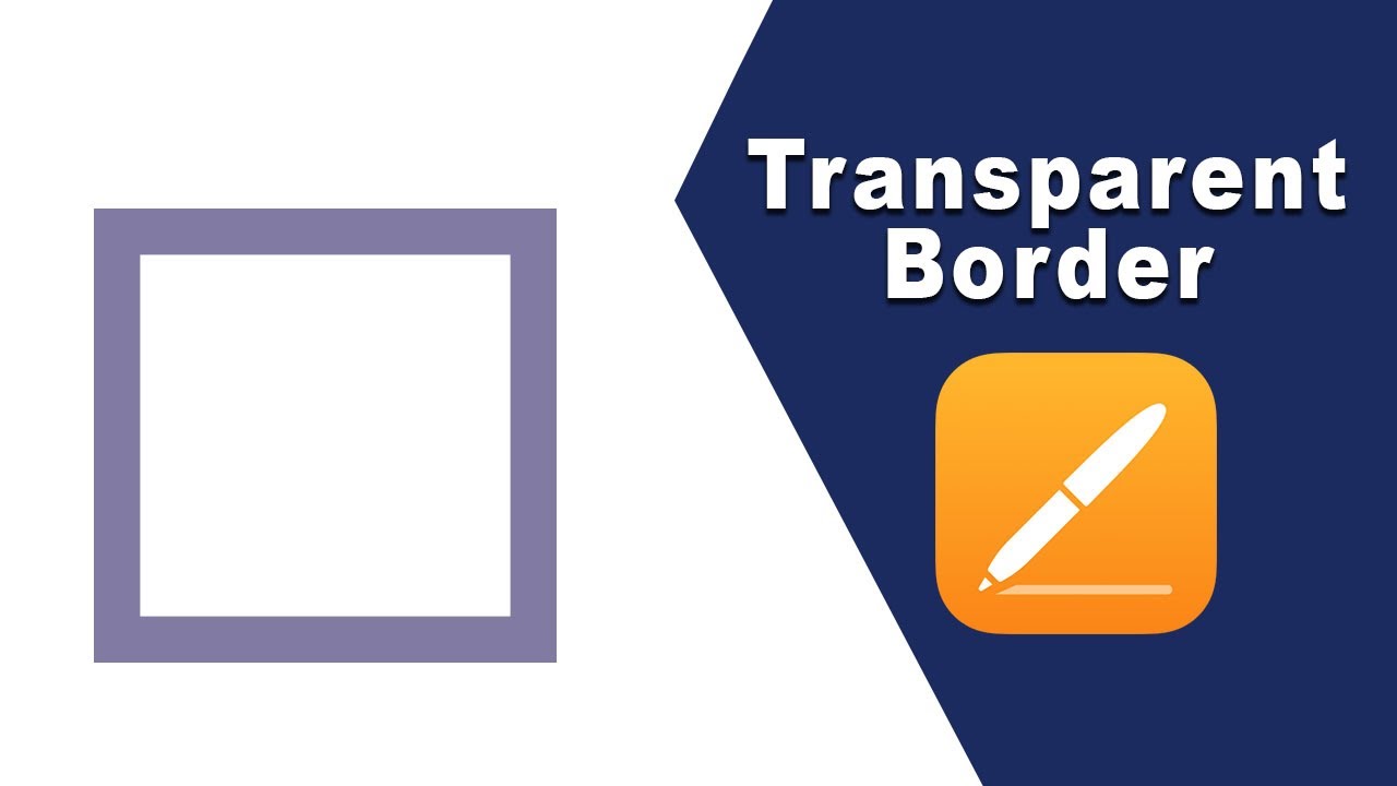 how to add transparency border to image in Apple Pages iCloud - YouTube