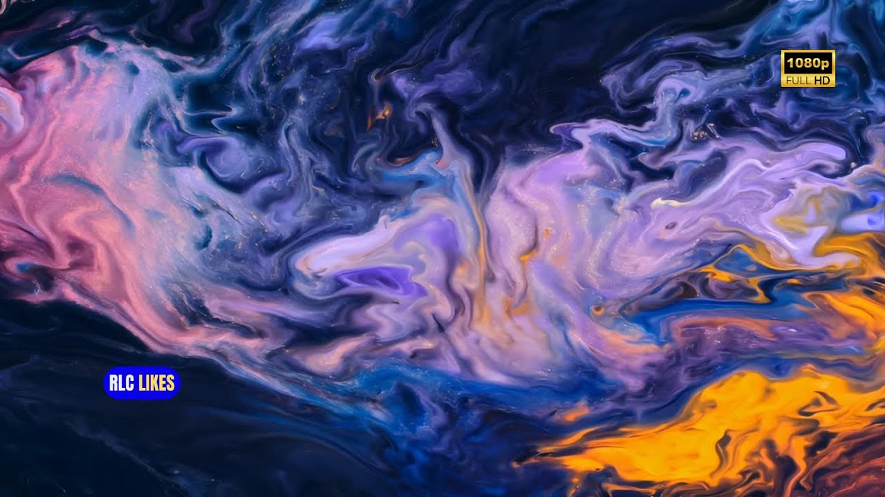 Abstract Fluid Art Swirls of Vivid Colors | Screensaver Wallpaper for ...