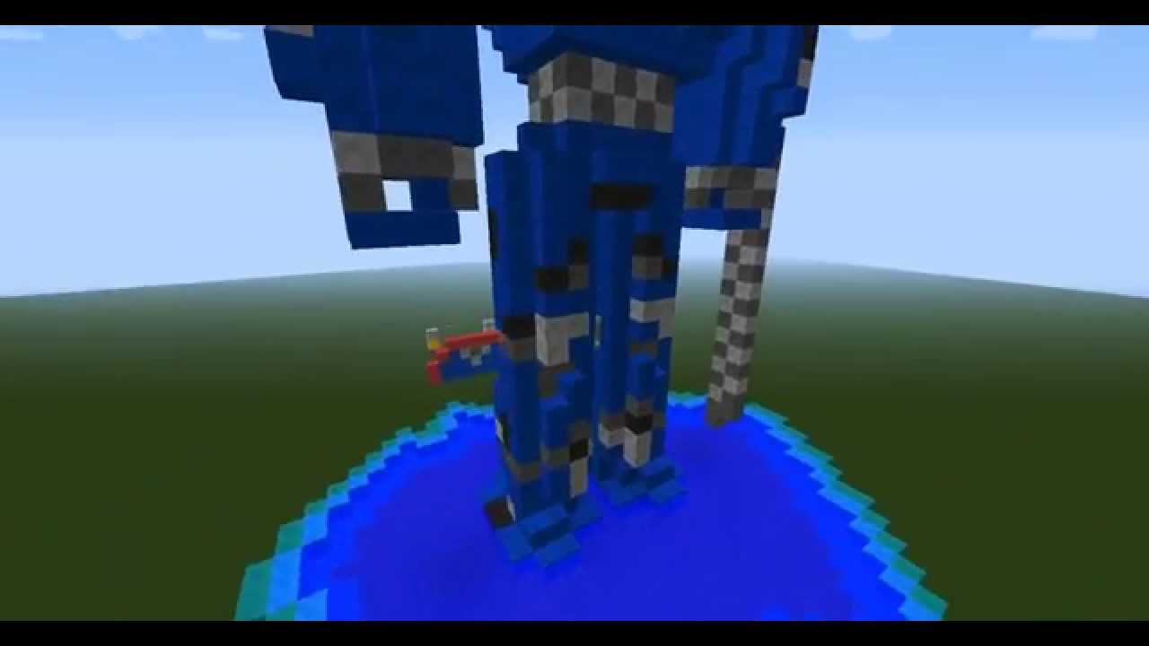Minecraft art 04= Pacific Rim= Gipsy Danger - YouTube