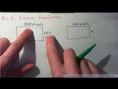 Solve Proportions: Musical Instruments, Screen Resolution - YouTube
