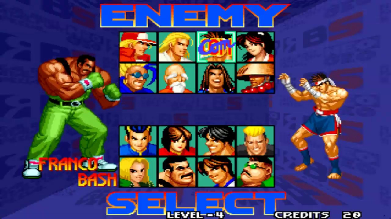 Real Bout Fatal Fury Special - Franco Bash - YouTube