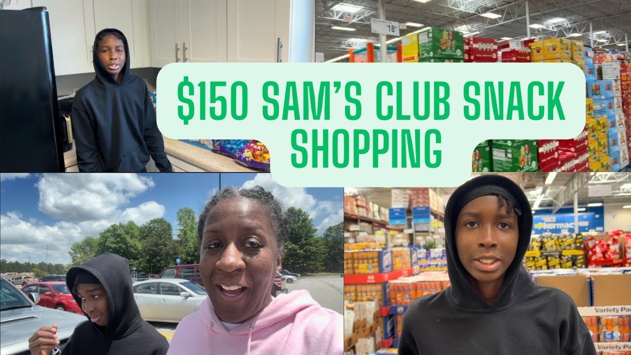 $150 Sam’s Club Snack Shopping #samsclub #budget #shopping - YouTube