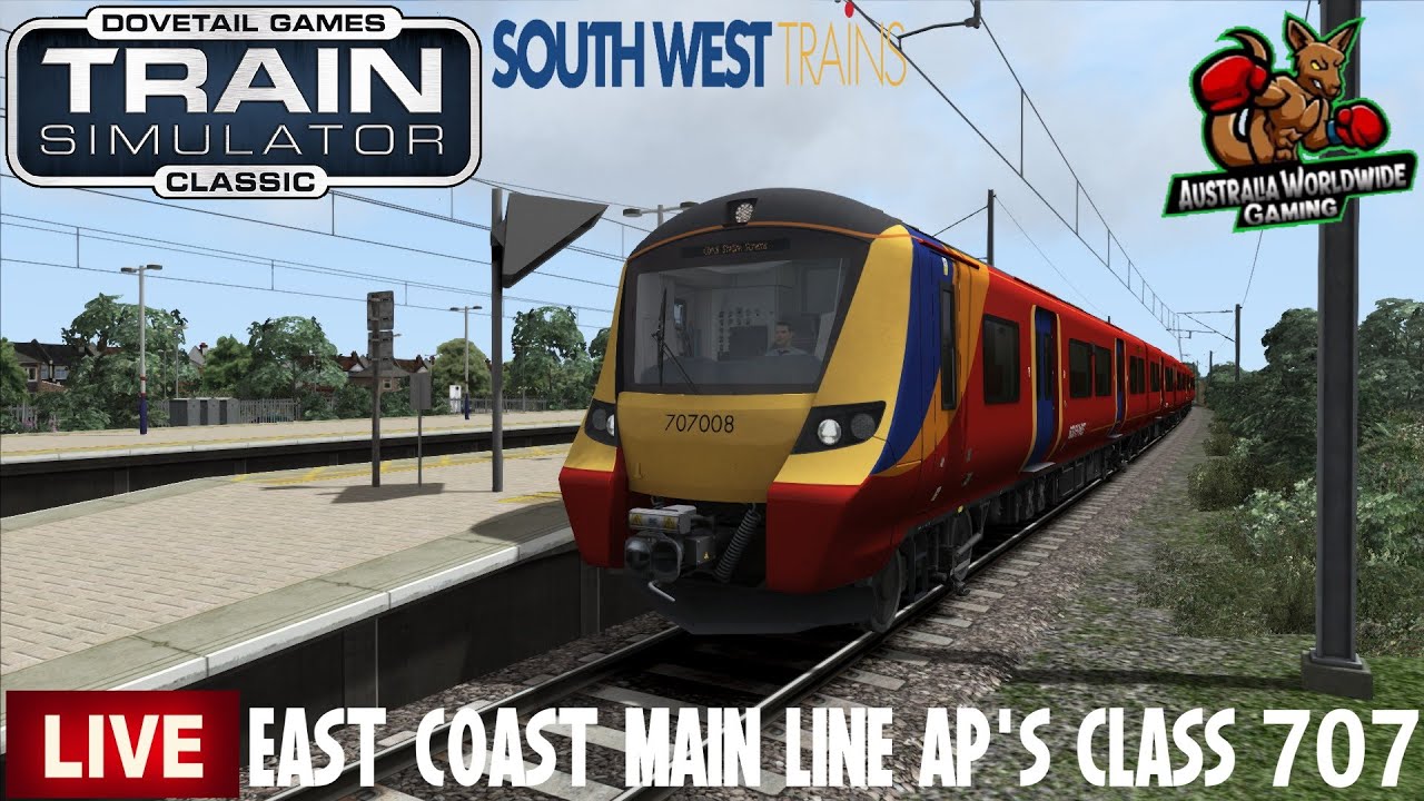 Train Simulator LIVE|East Coast Main Line AP's Class 707|Quick Drive ...
