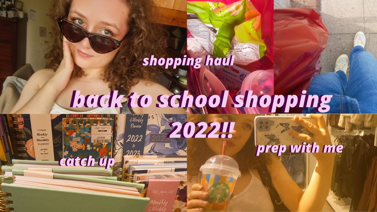 back to school shopping 2022!! shopping haul, catch up + prep for back ...