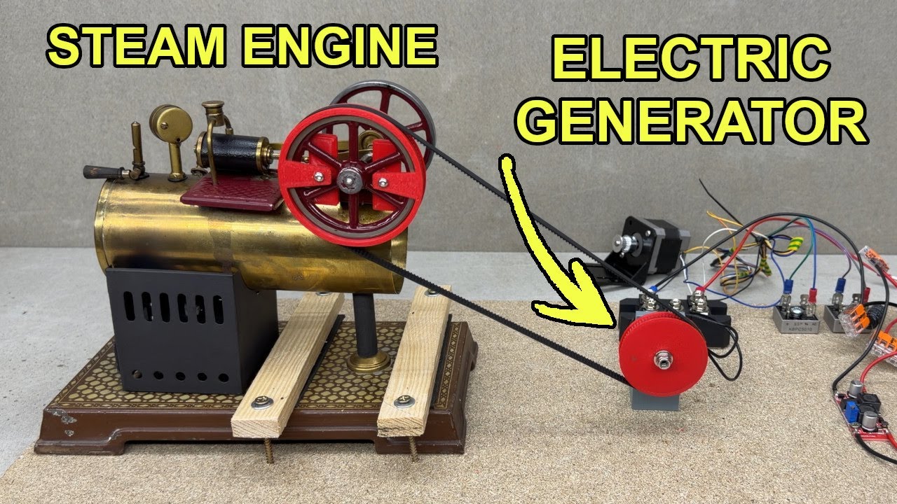 Can a 1917 BING Steam Engine Generate Electricity? - YouTube