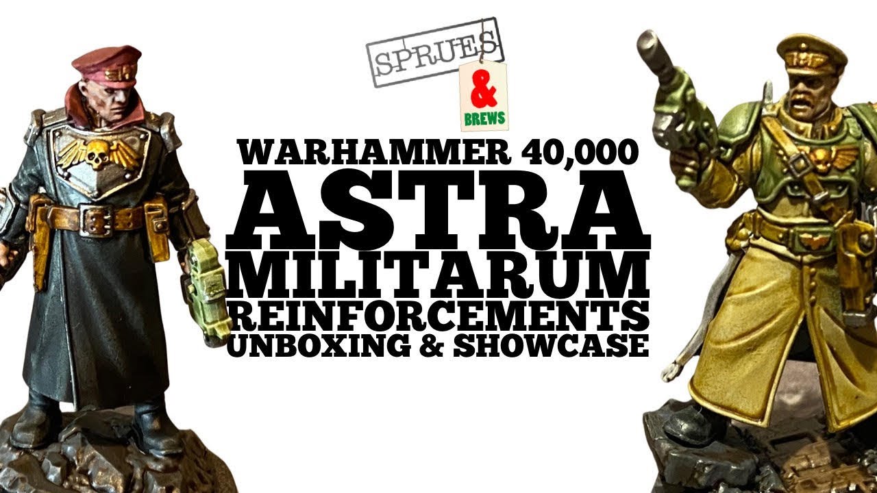 Astra Militarum | Castellan, Commissar, Attilan Rough Riders Unboxing ...