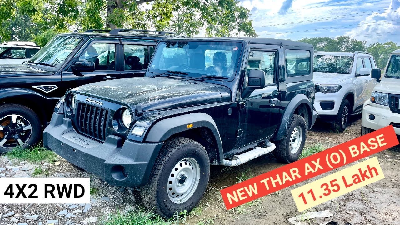 Mahindra Thar 4X2 AX(O) Base Model | Thar RWD 2024 | अब सस्ते में भोकल ...