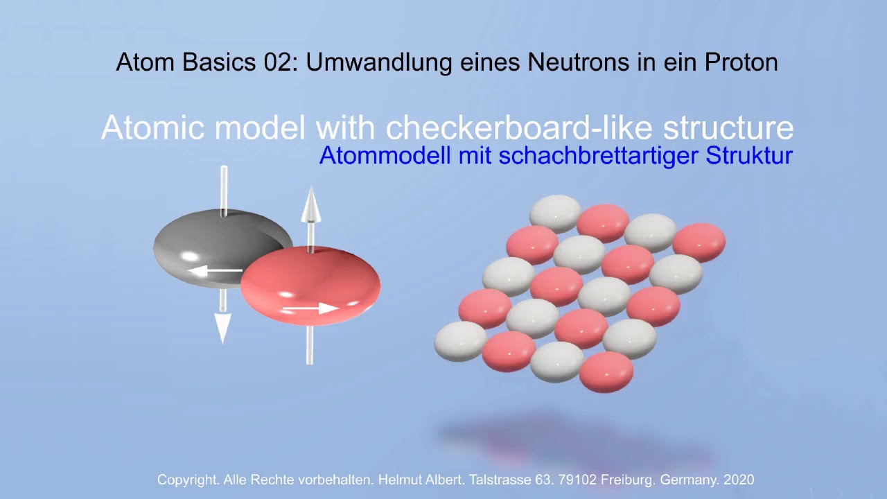 Atom Basics 02: Umwandlung eines Neutrons in ein Proton - YouTube