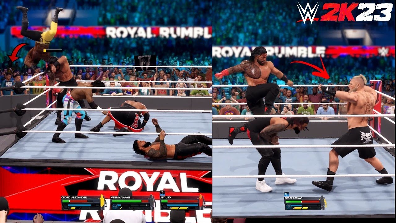 WWE 2K23 |MY 1ST ROYAL RUMBLE MATCH |IN LEGEND MODE - YouTube