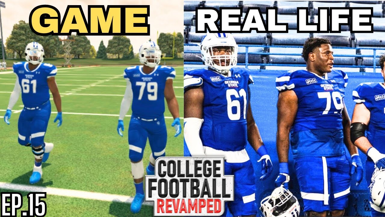 D1 OFFENSIVE LINEMAN PLAYS AS HIMSELF ON NCAA FOOTBALL 23!! - YouTube