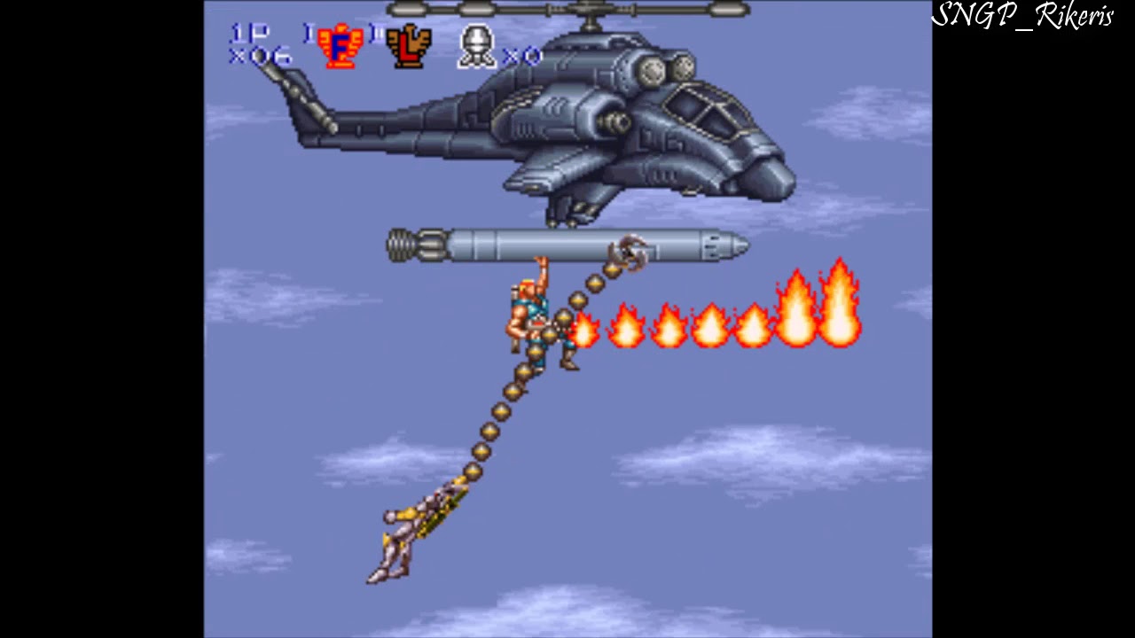 Contra 3 (hard mode) Stage 4 - YouTube