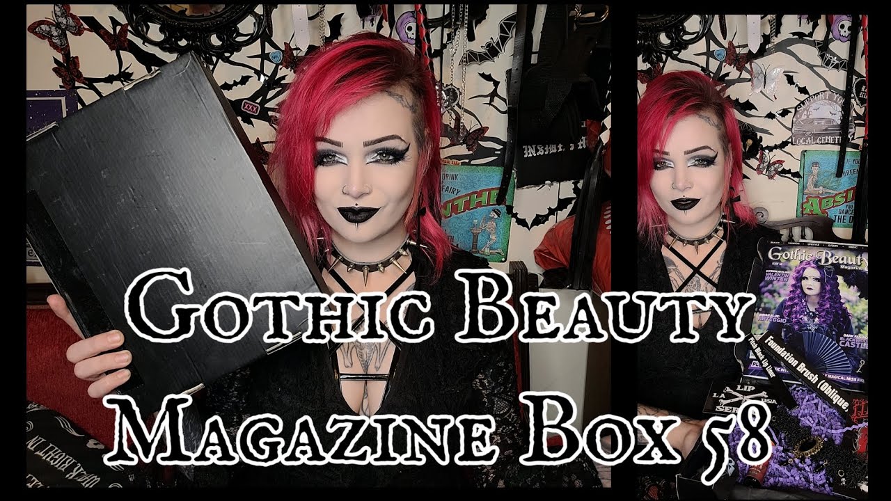 🦇 Gothic Beauty Magazine Box 58 Unboxing 🦇 @GothicBeautyMag - YouTube