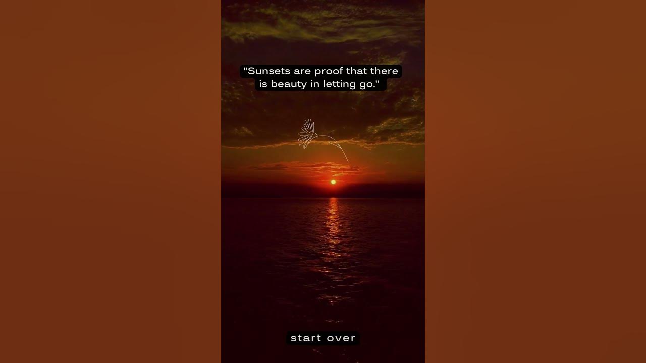 Motivation Quotes - Sunsets are proof that there is beauty in letting ...