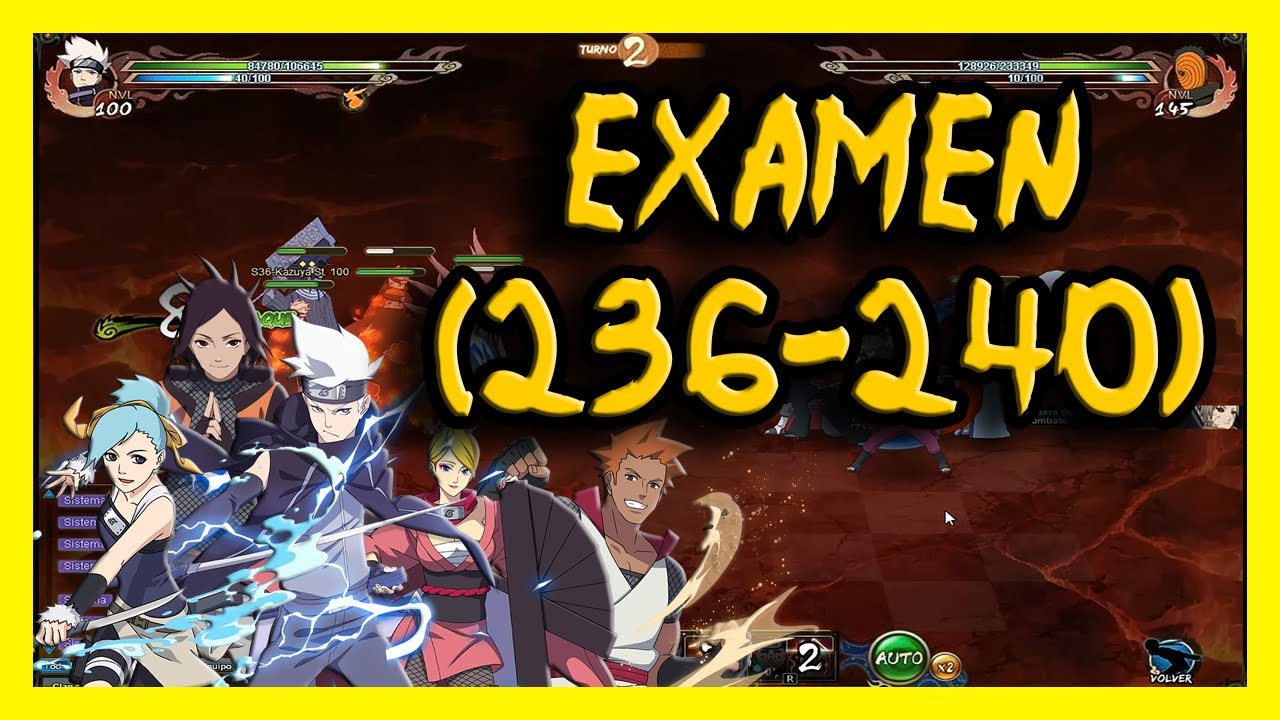 💧 EXAMEN NINJA (236-240) | NARUTO ONLINE 💧 - YouTube