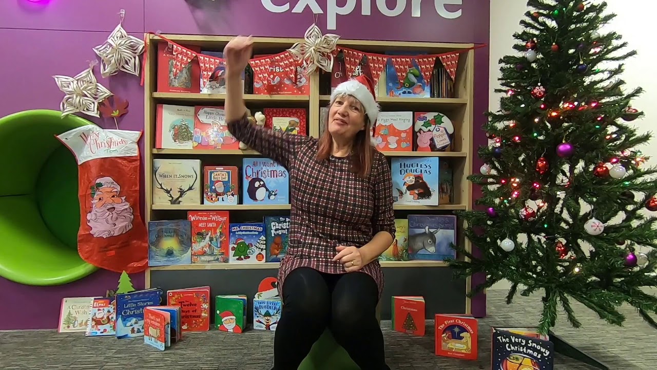 Surrey Libraries Christmas Rhymetime with Dorking Library - YouTube