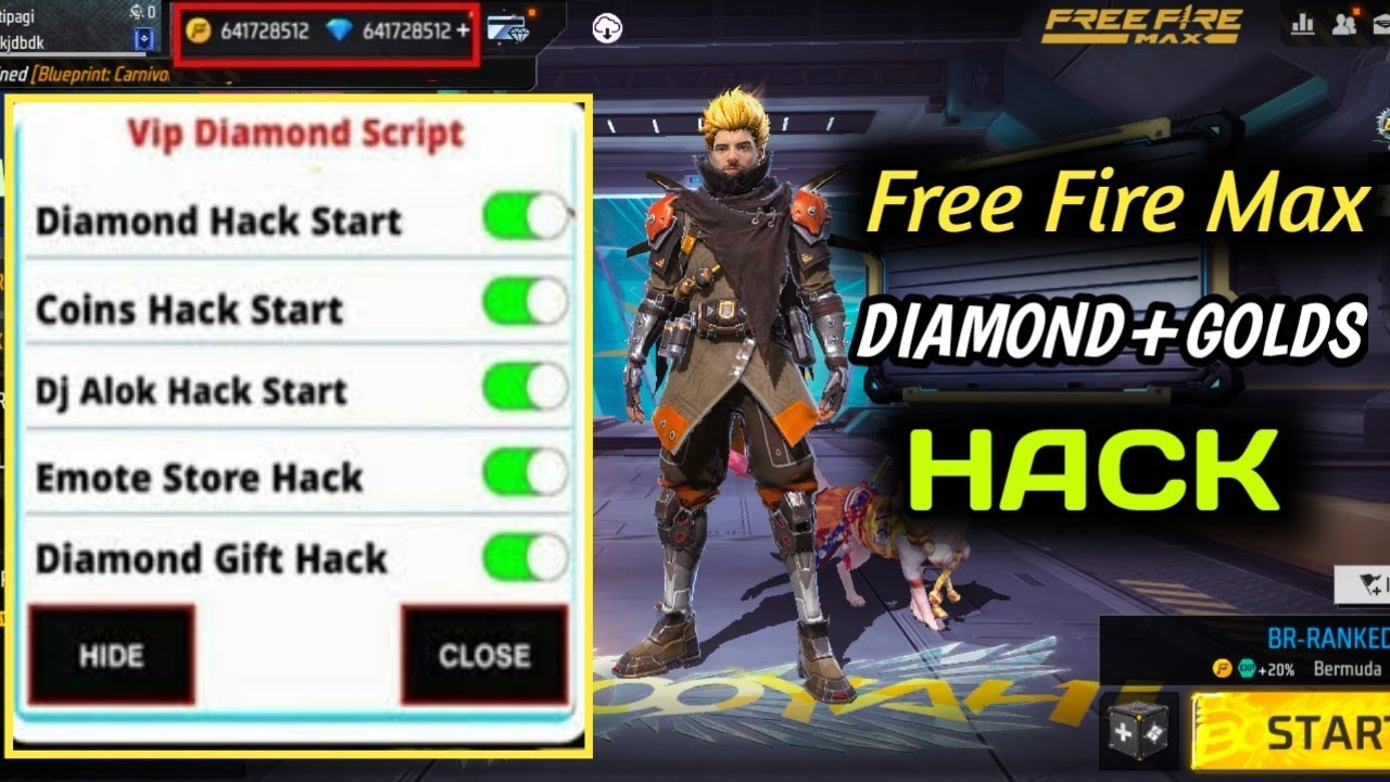 Free Fire Max Mod Menu Hack Ob35 Update Today | 100 % Unlimited ...