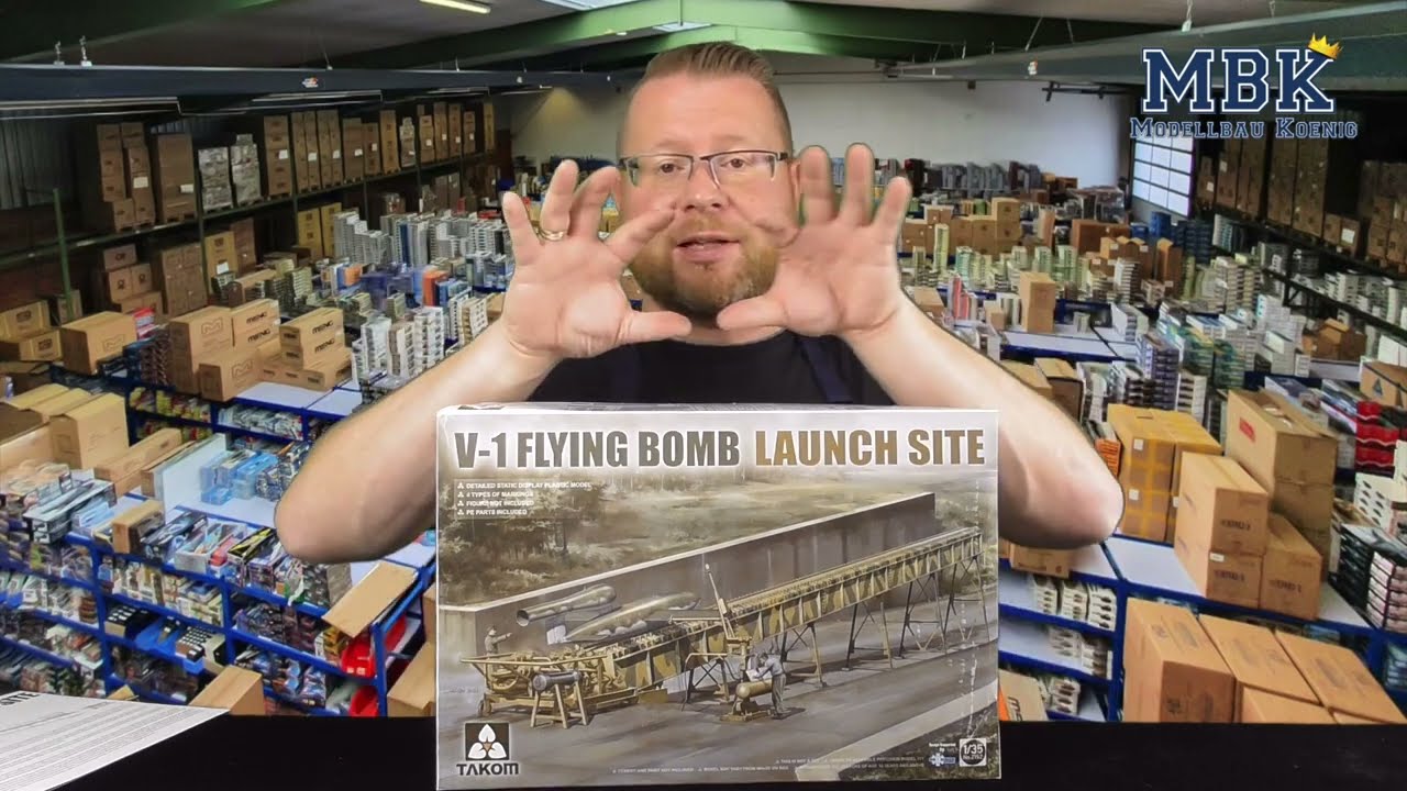 MBK packt aus #630 - 1:35 V-1 Flying Bomb Launch Site (Takom 2152 ...