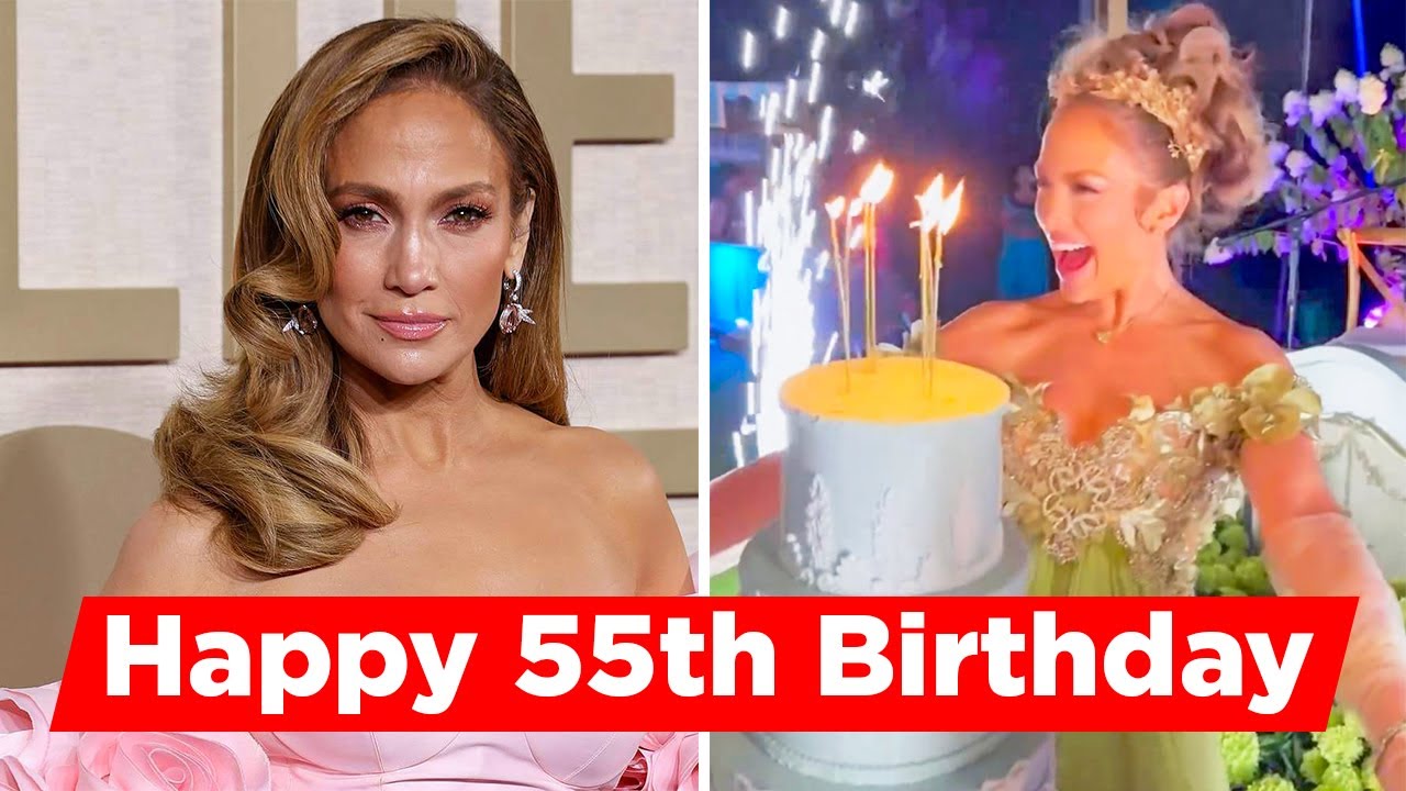 Jennifer Lopez Celebrate Her 55th Birthday With Friend - YouTube