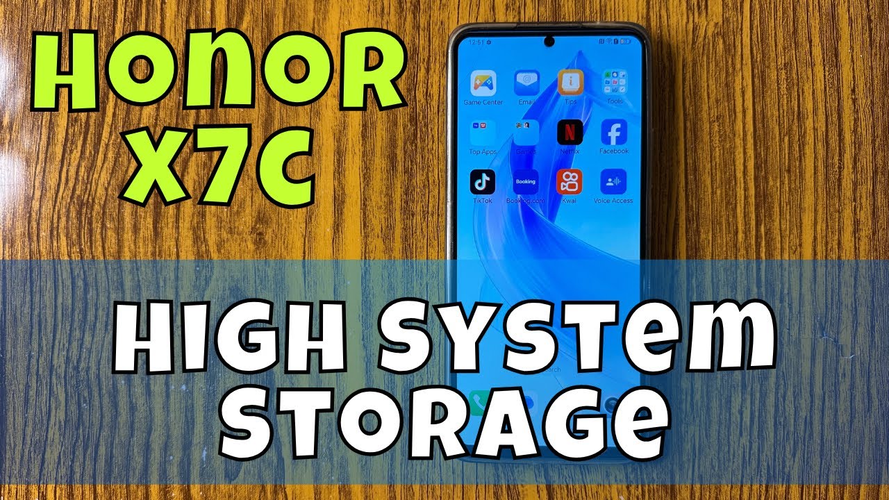 High System Storage on Honor x7c - YouTube