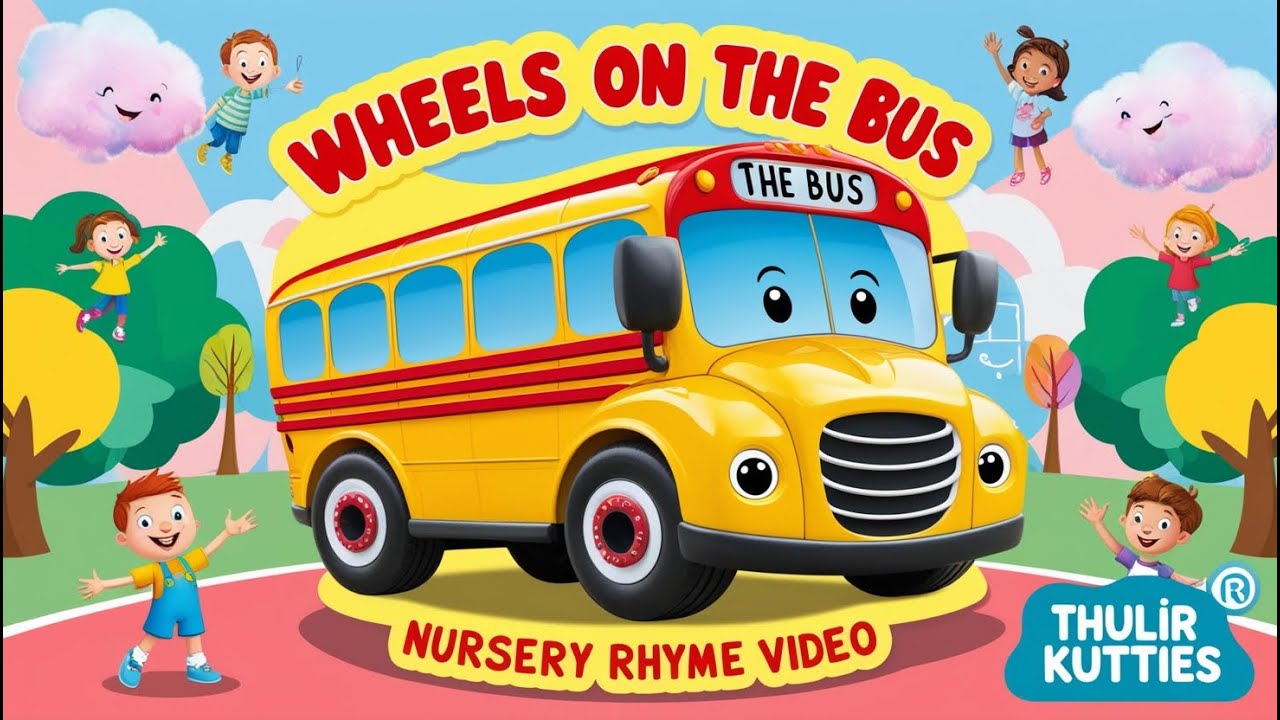 Wheels on the Bus | Nursery Rhymes & Fun Songs from Thulir Kutties ...