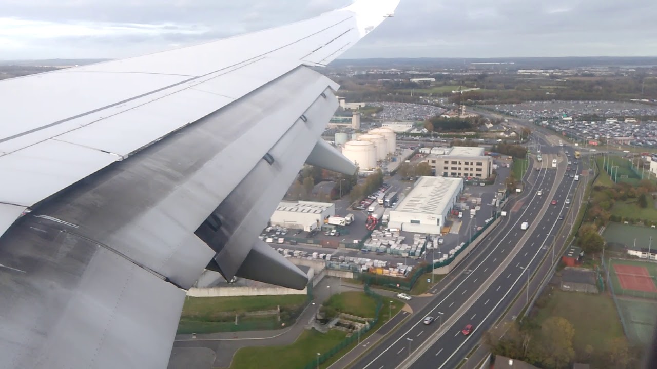 Ryanair Hard landing Dublin - YouTube