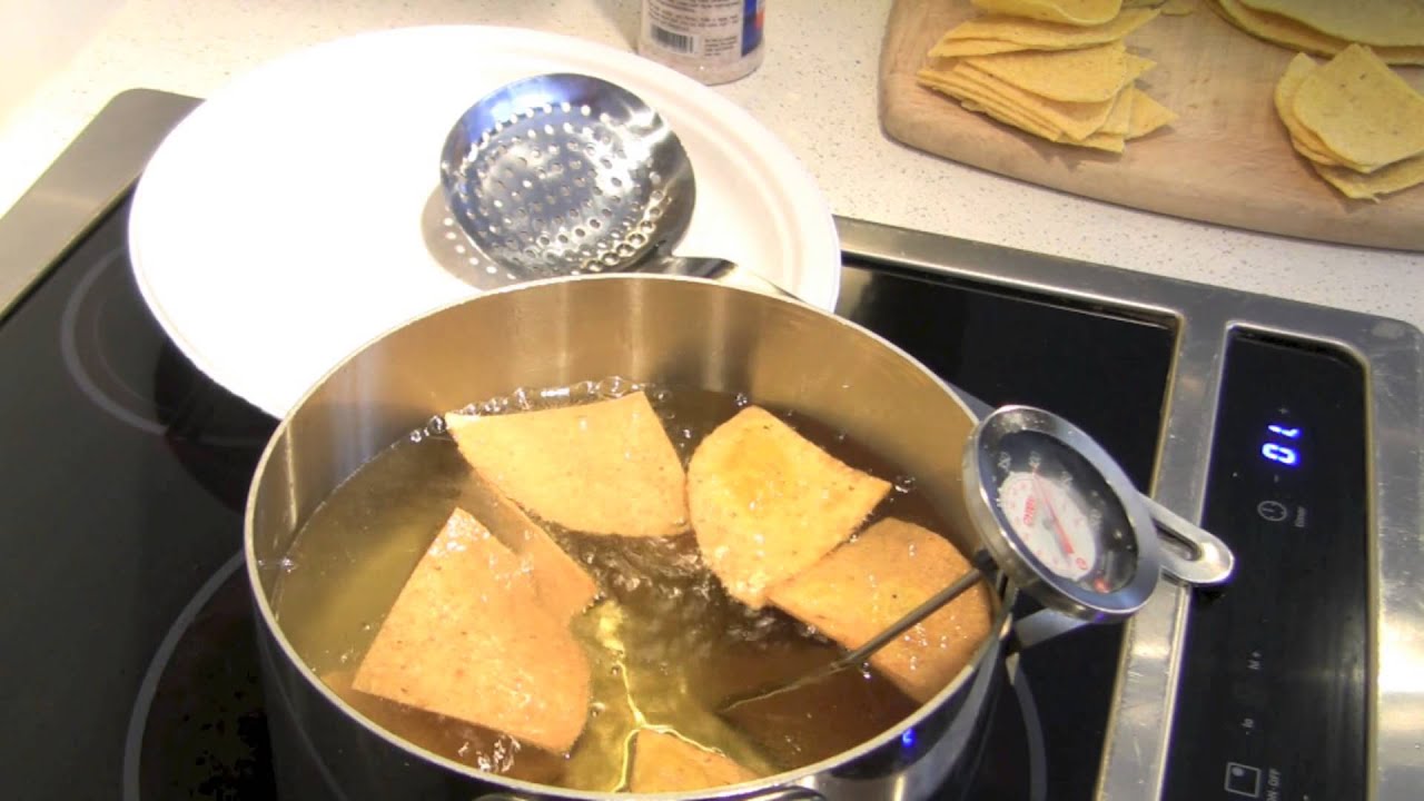 How To Make Corn Tortilla Chips - Ella's Kids Cooking Channel - YouTube