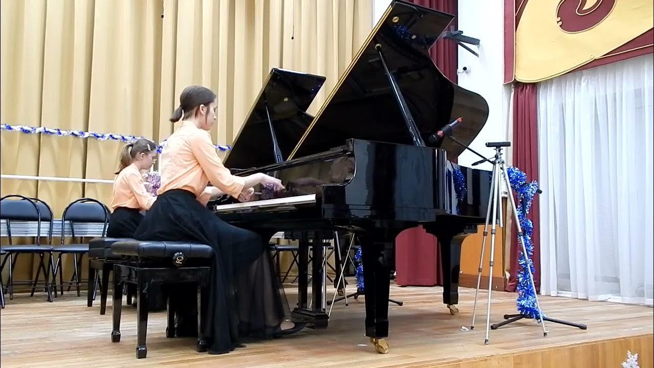 18.А.Цфасман-«Танцующие пальцы». Исп. Мелехова София, Соловьёва ...