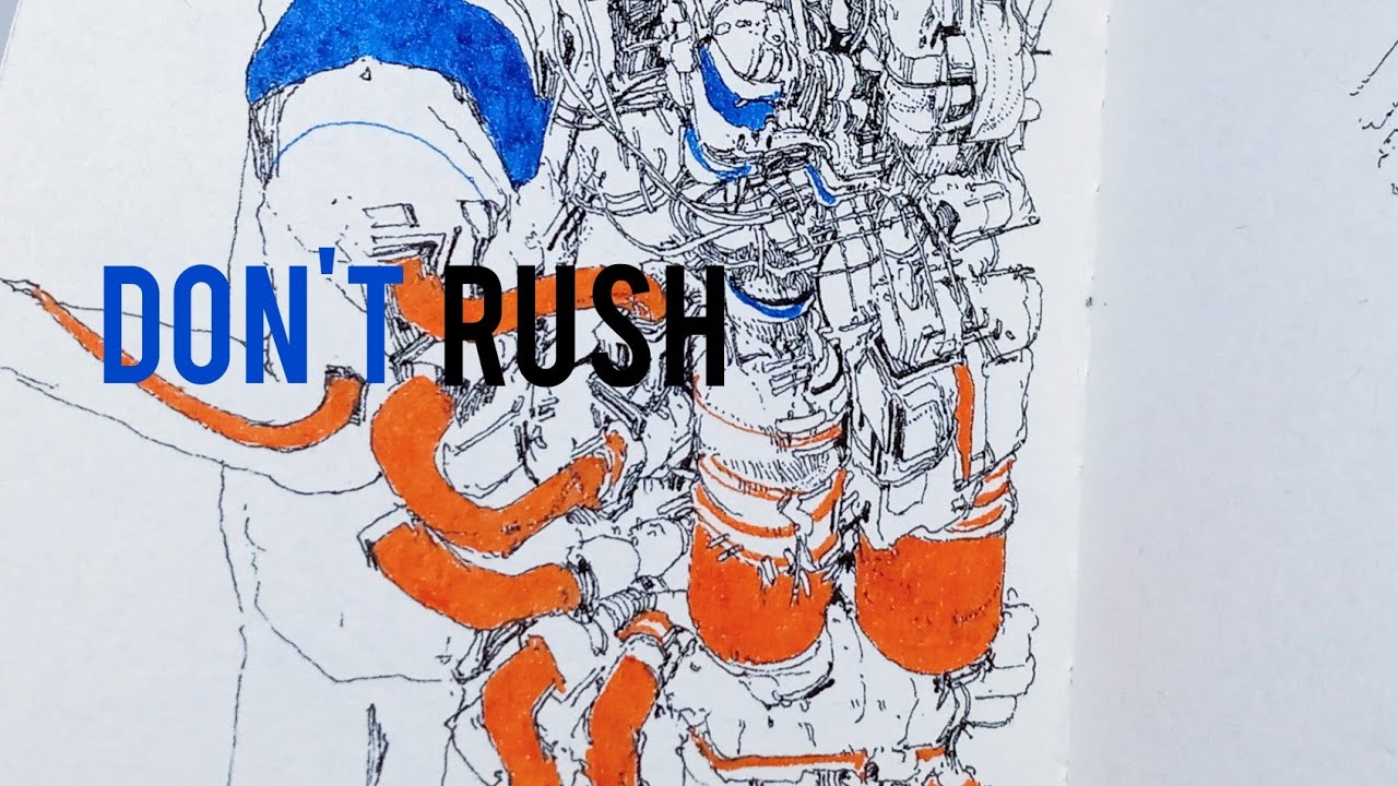 Learning To Not Rush Drawing - YouTube