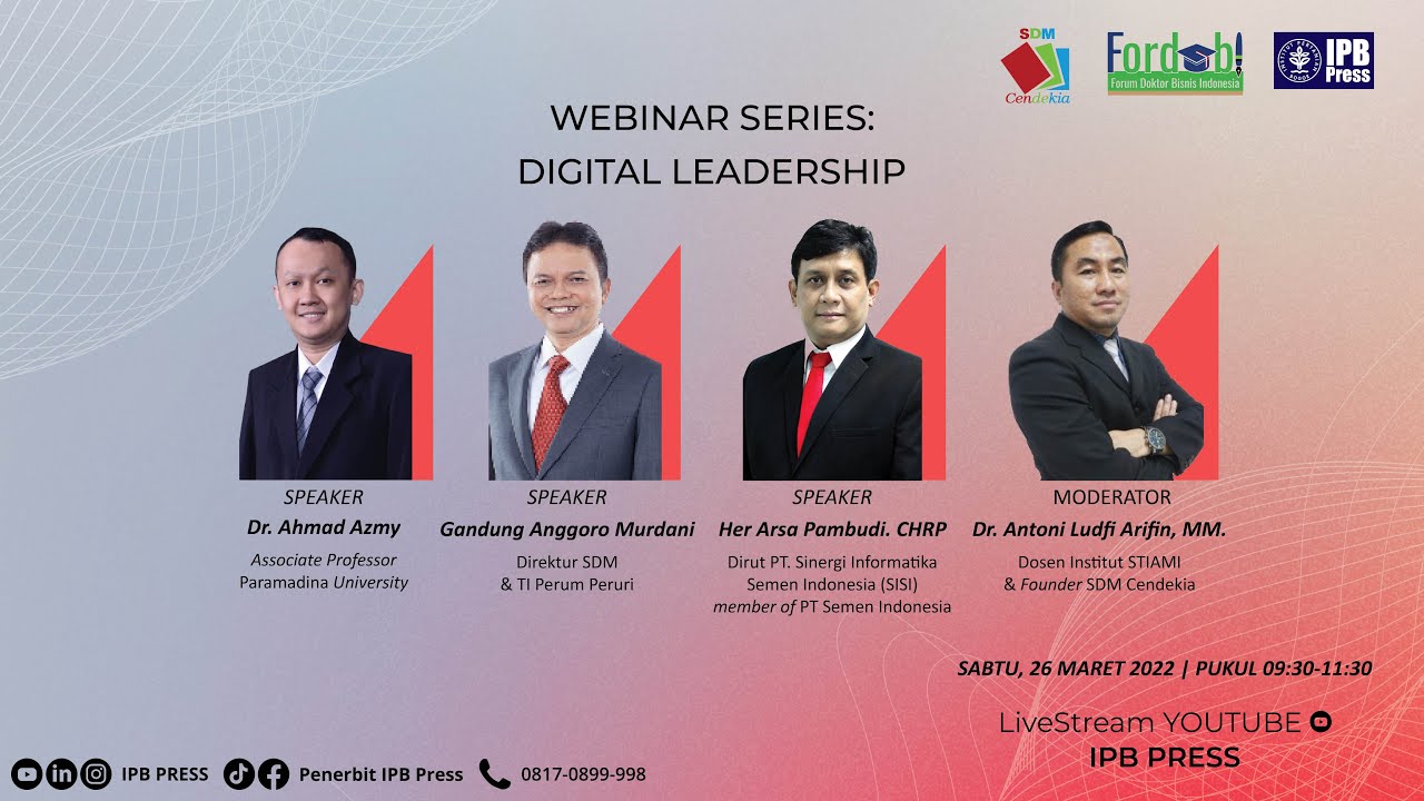 WEBINAR SERIES: DIGITAL LEADERSHIP - YouTube
