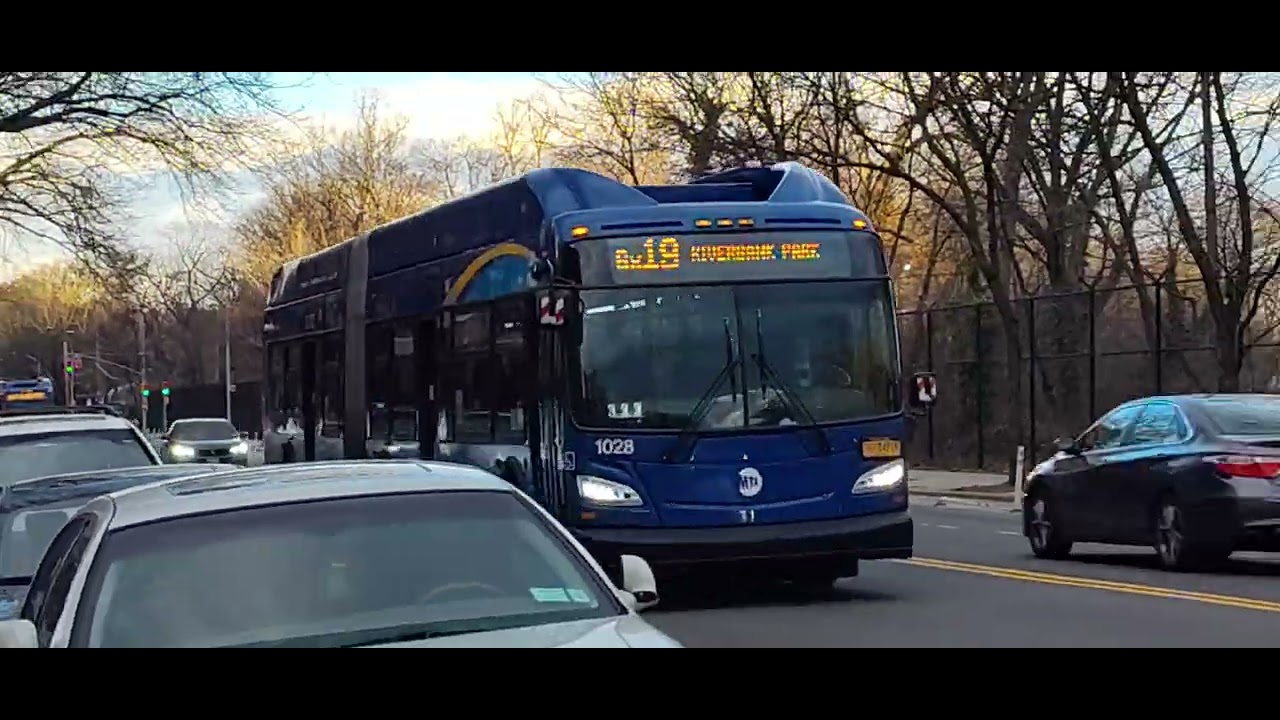 MTA New Flyer C40LF LFSAs XN60 XN40 NYC Bus Bx9 Bx19 Bronx Zoo Southern ...