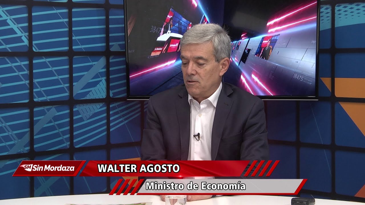 Walter Agosto ministro de Economía - YouTube