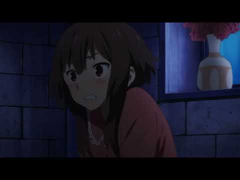 Megumi struggle panic in a toilet