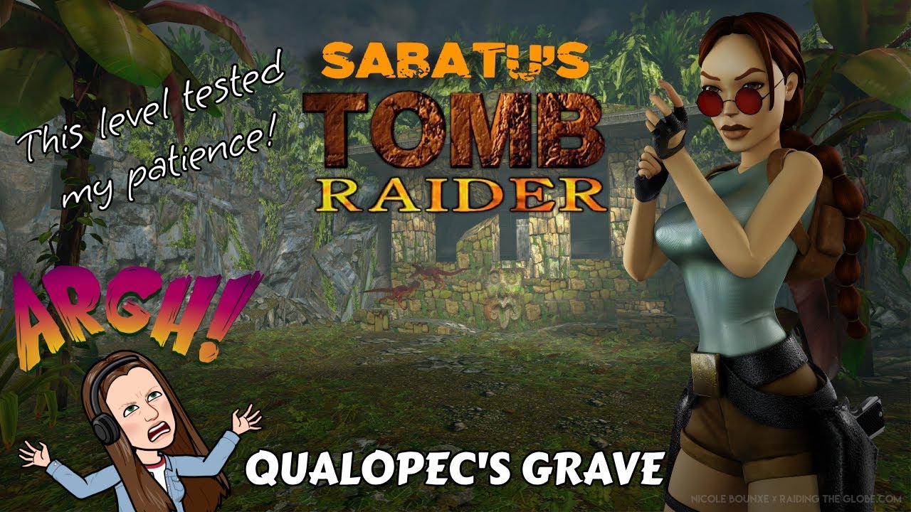 Playthrough of Sabatu's Tomb Raider 1 - Level 4 - Qualopec's Grave ...