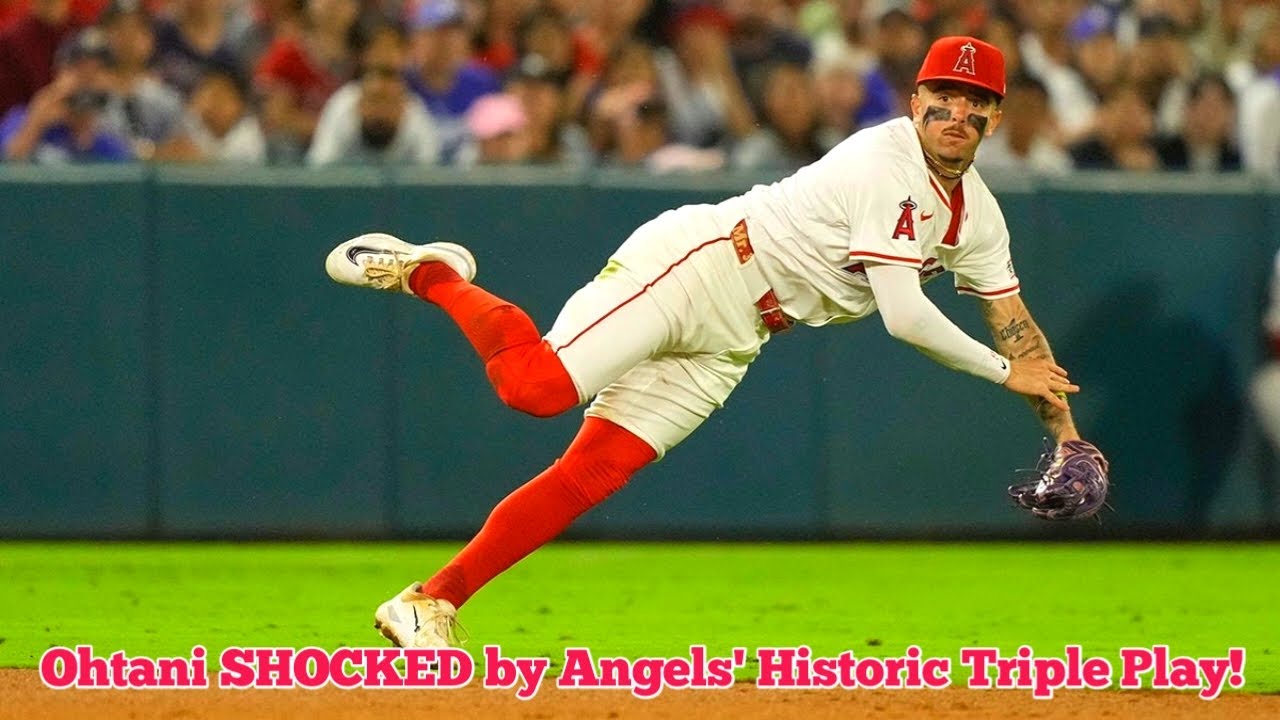 Angels shortstop stuns Ohtani with 'first ever' triple play against ...