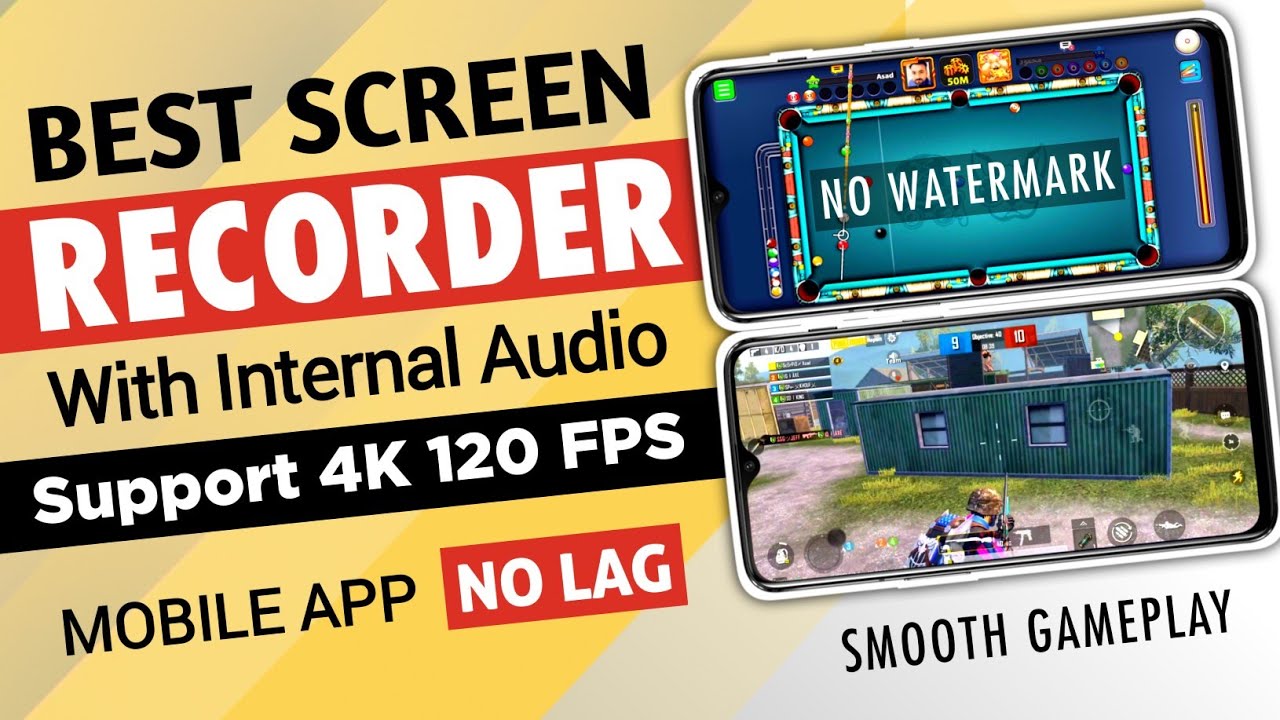 Best Screen Recorder For Mobile With Internal Audio | Best Gaming ...