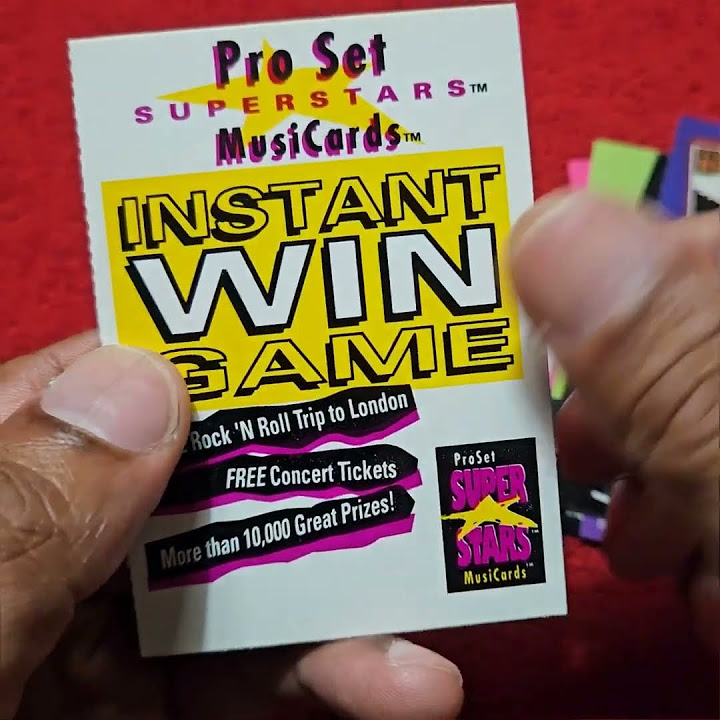 1991 Pro Set Superstars Musicards Packs x 2 #shorts #music # ...